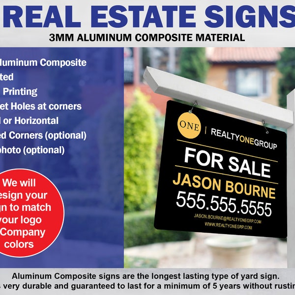 Real Estate Signs - Etsy