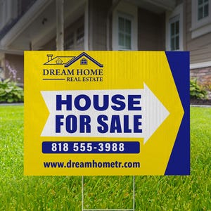 Signs - FULL COLOR 4MM Corrugated Plastic Sign With Metal Stake. - Etsy