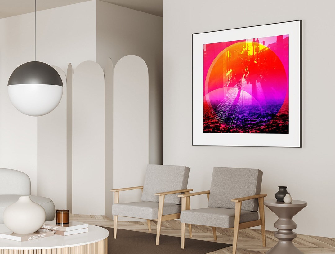 Urban Montage Series. Digital Collage. Large Wall Art. Love. Sunny ...