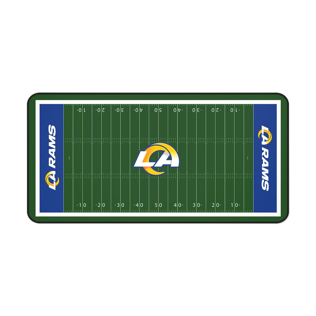 Los Angeles LA Rams Field Stadium XL Desk Mat, Desk Pad, Large Mousepad ...