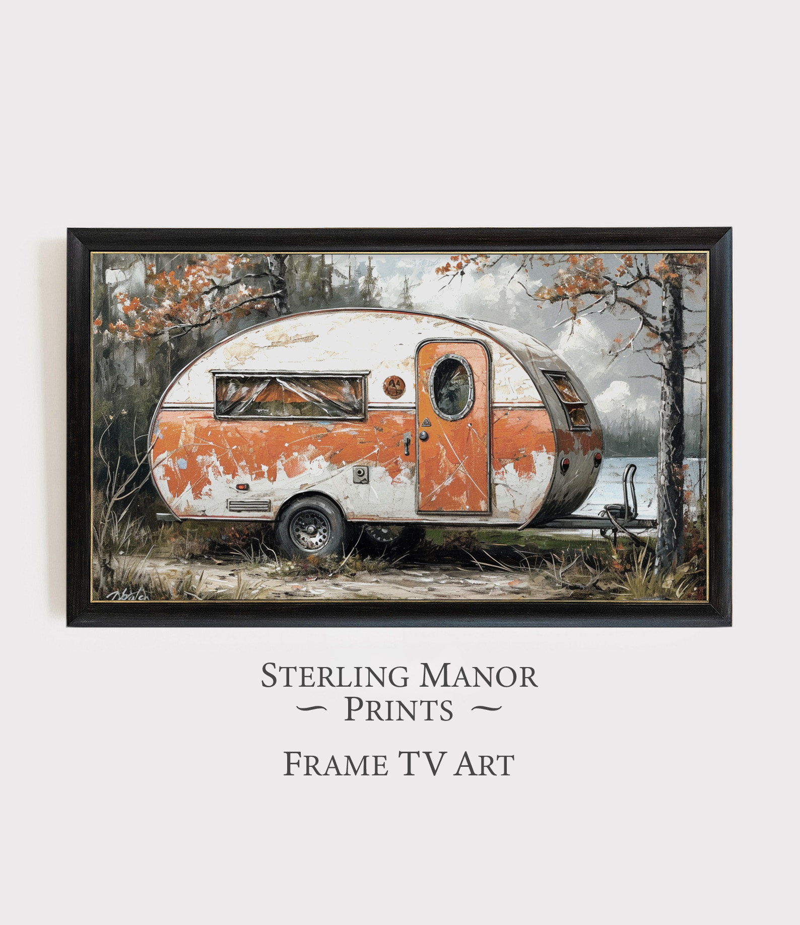 Vintage Campers Retro Caravan Samsung Frame TV Art Collection 1505 - Etsy