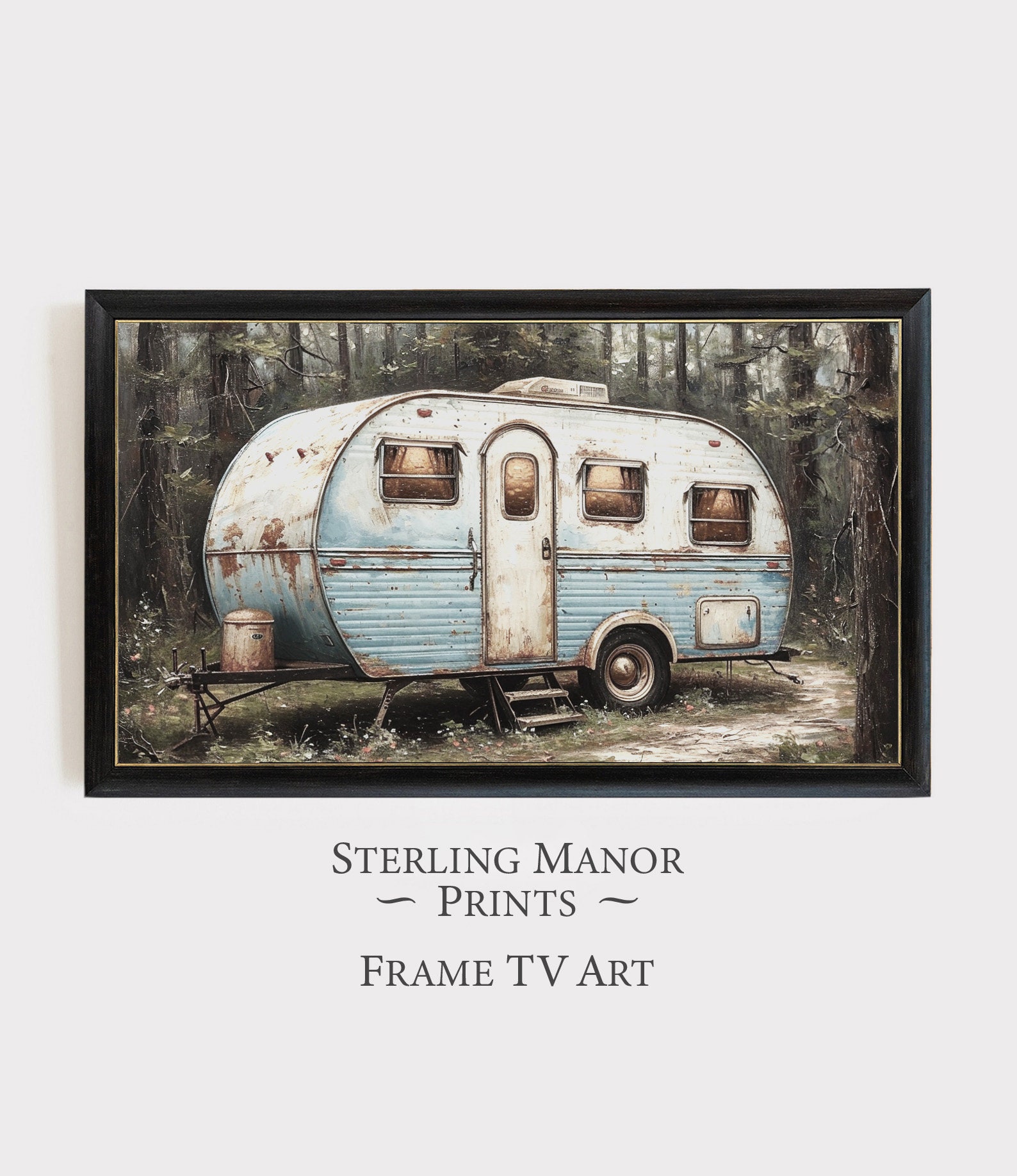 Vintage Campers Retro Caravan Samsung Frame TV Art Collection 1505 - Etsy