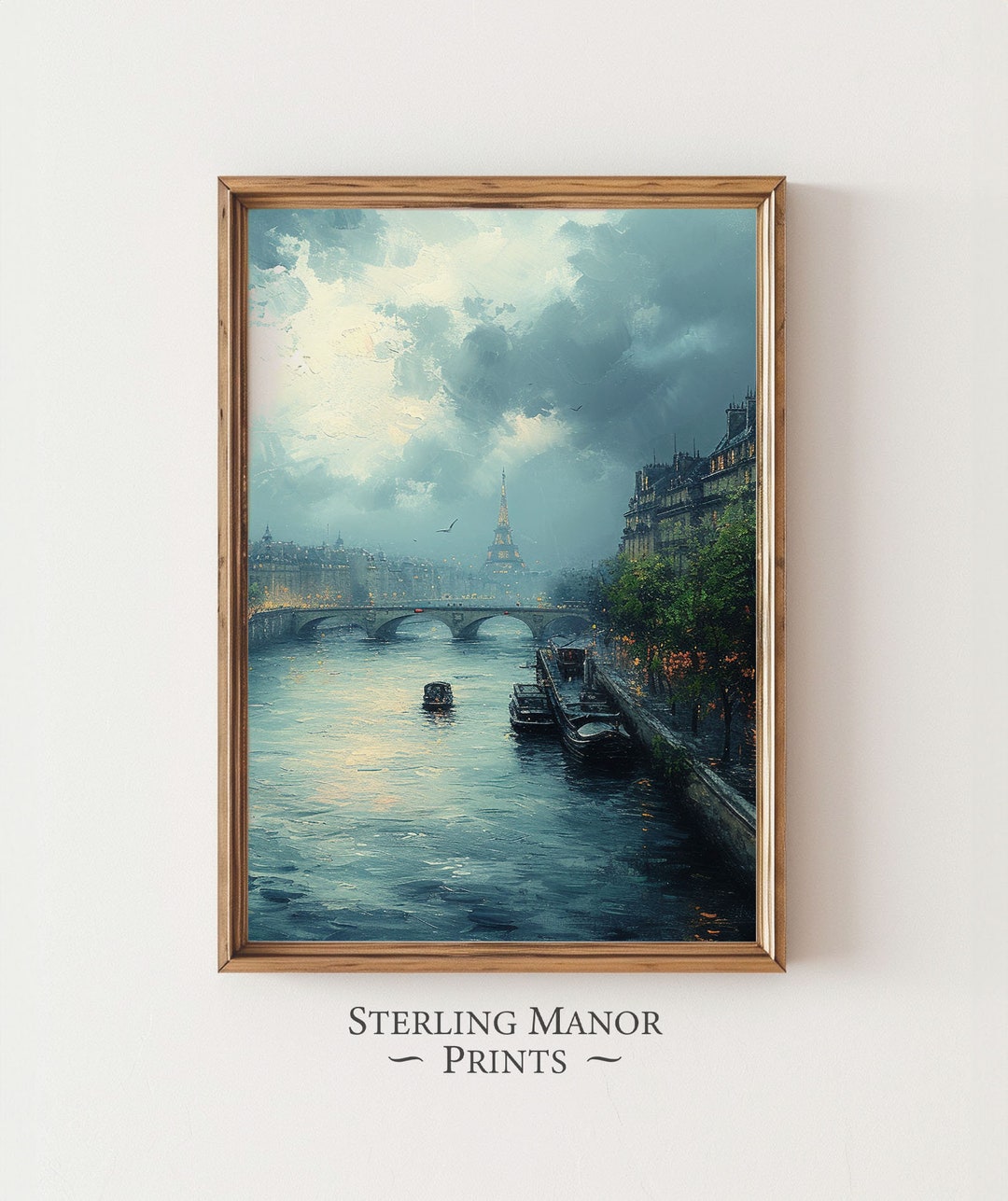 Parisian Gothic Sunrise Vertical Wall Art Notre Dame and Seine 7965 - Etsy