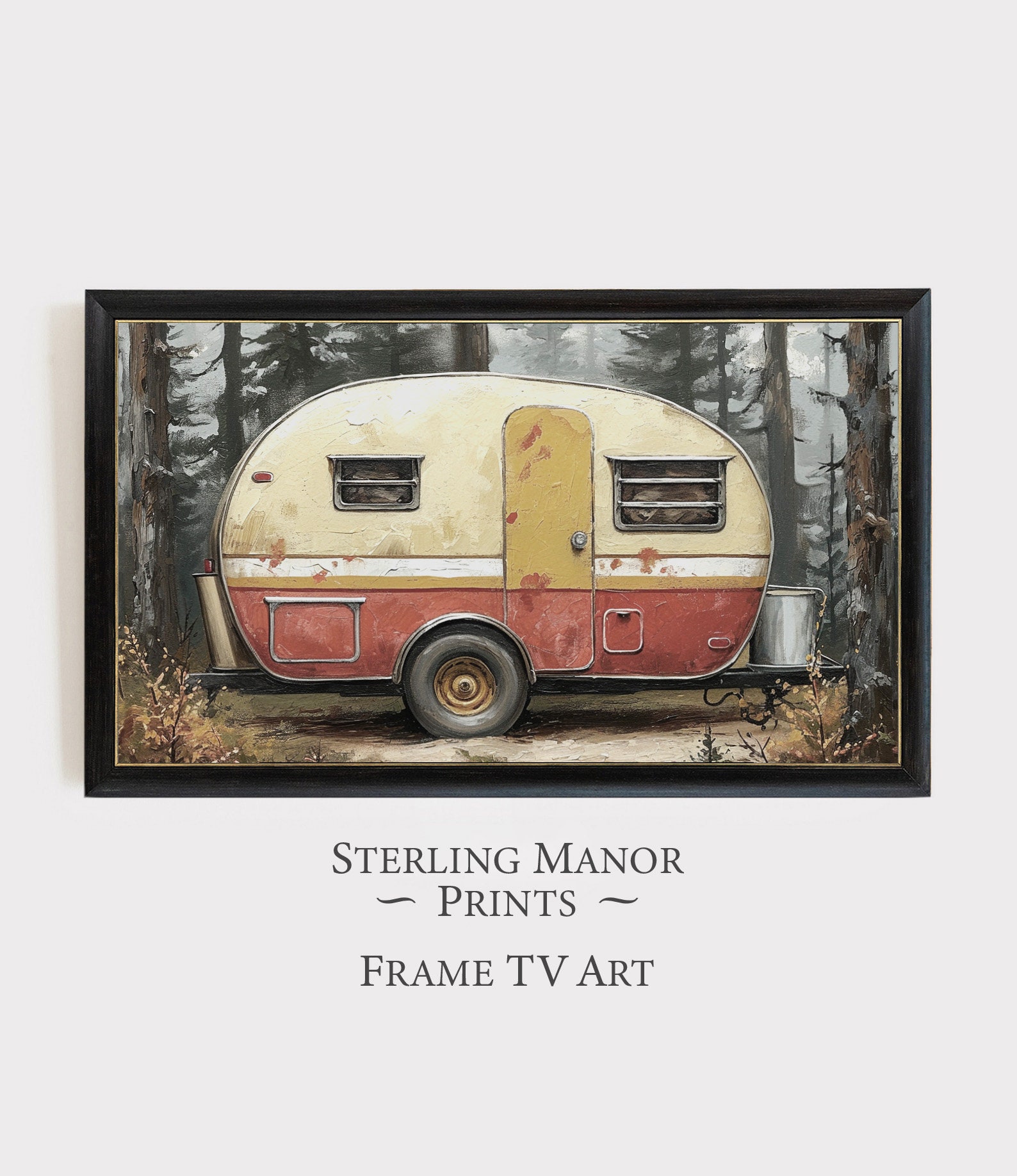 Vintage Campers Retro Caravan Samsung Frame TV Art Collection 1505 - Etsy