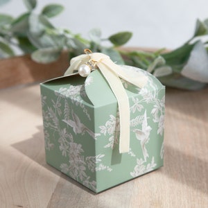 Set of 10 Bird Wedding Favor Boxes, Personalized Shower&party Gift ...