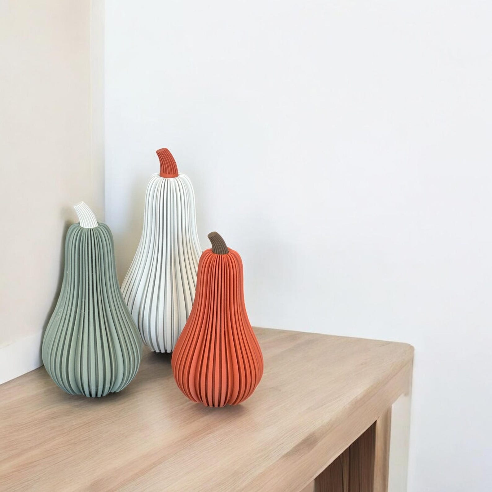 Gourd Tabletop Decor | 3pc Fall Gourd Decor | Halloween Gourd Gift ...
