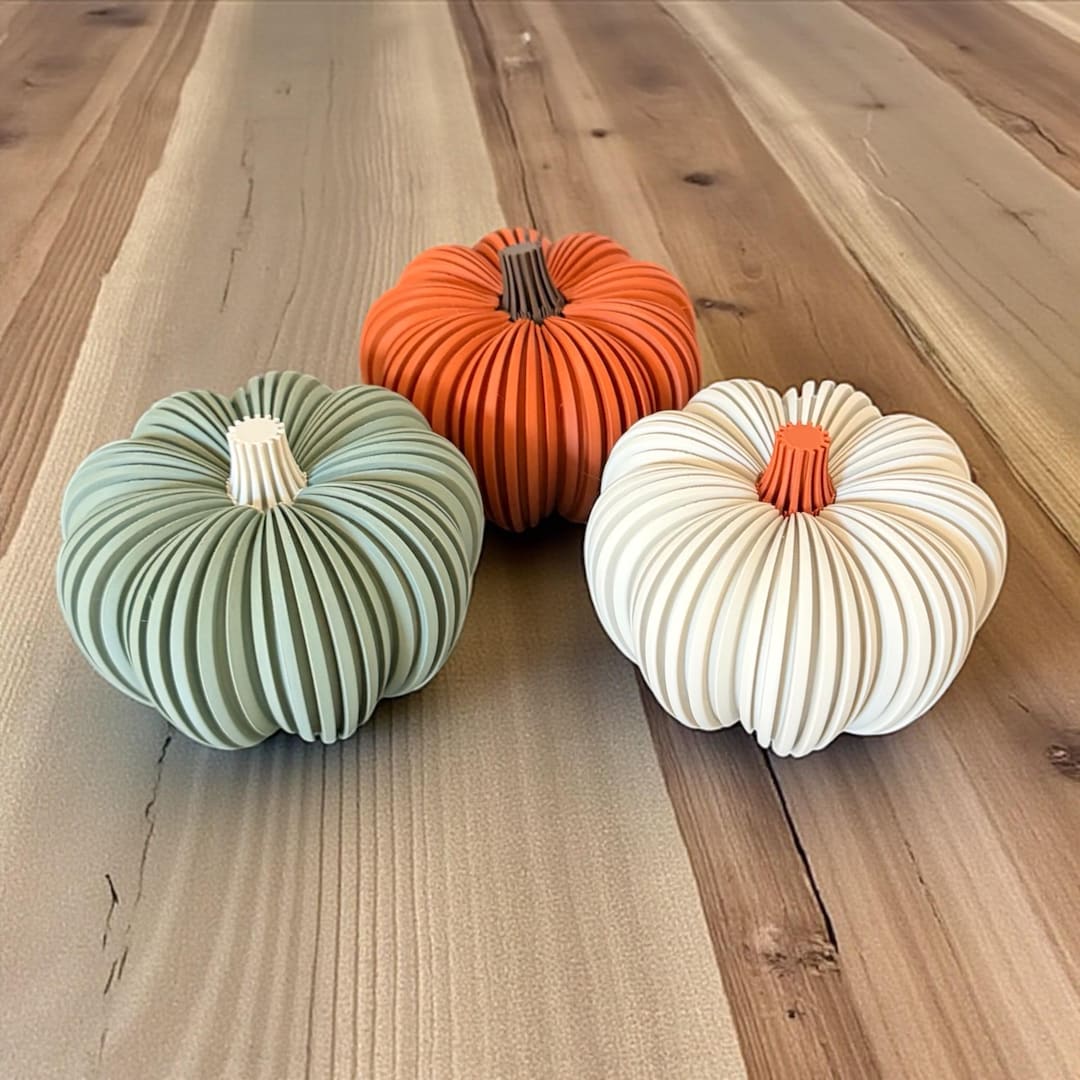 Pumpkin Tabletop Decor | 3pc Fall Pumpkin Decor | Halloween Pumpkin ...