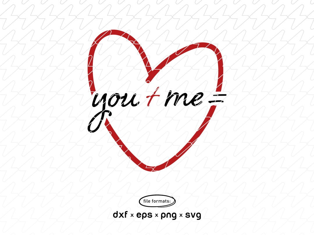 You + Me SVG, Digital File, Instant Download - Etsy