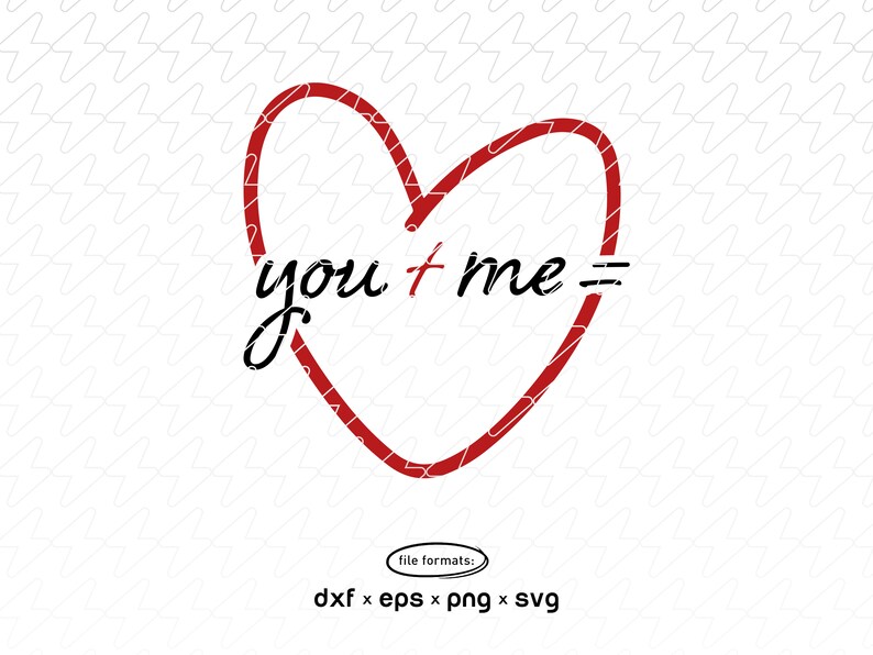 You + Me SVG, Digital File, Instant Download - Etsy
