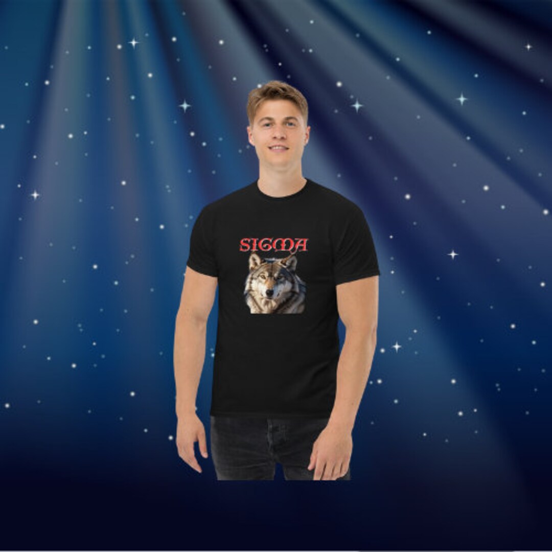 Men's Sigma, Lone Wolf Classic Tee - Etsy