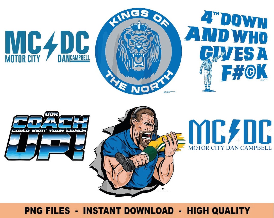 Dan Campbell Png, Football Printable Design, Dan Campbell Football Fan ...