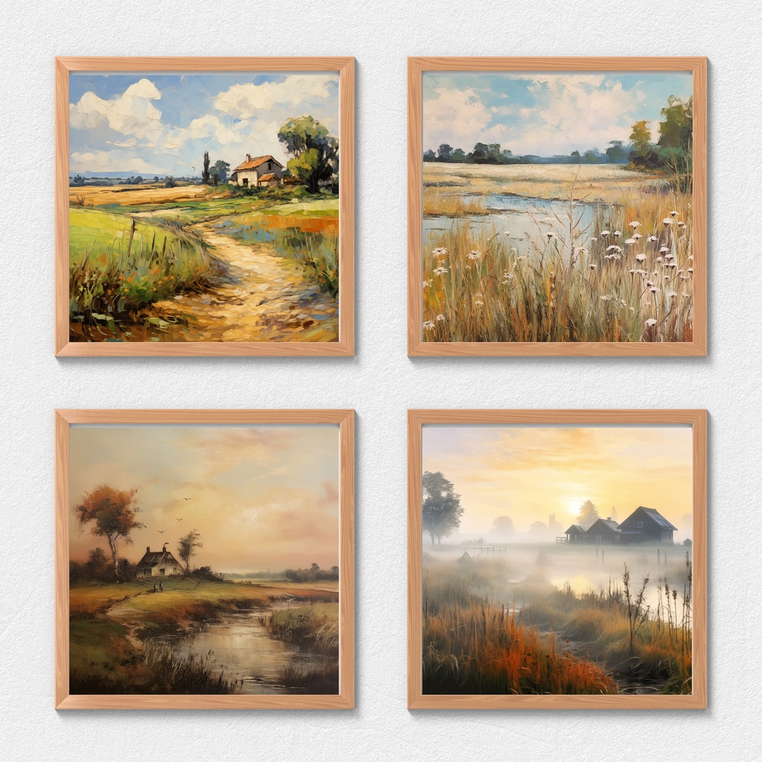 Farm Life | Farm Life Art Set | PRINTABLE | Set of 4 | 4 Prints | Farm ...