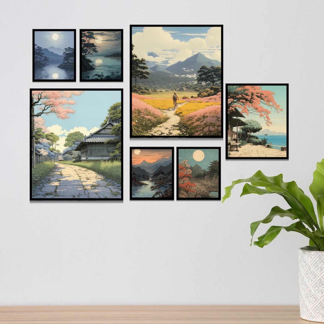 Hasui Kawase Style | 7 Images | PRINTABLE | Kawase Style | Print Bundle ...