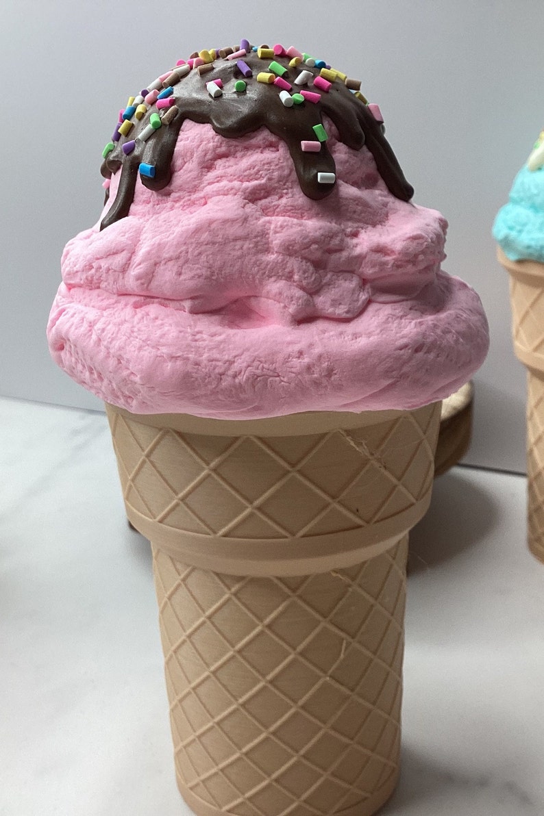 Ice Cream Cone Fake Ice Cream - Etsy