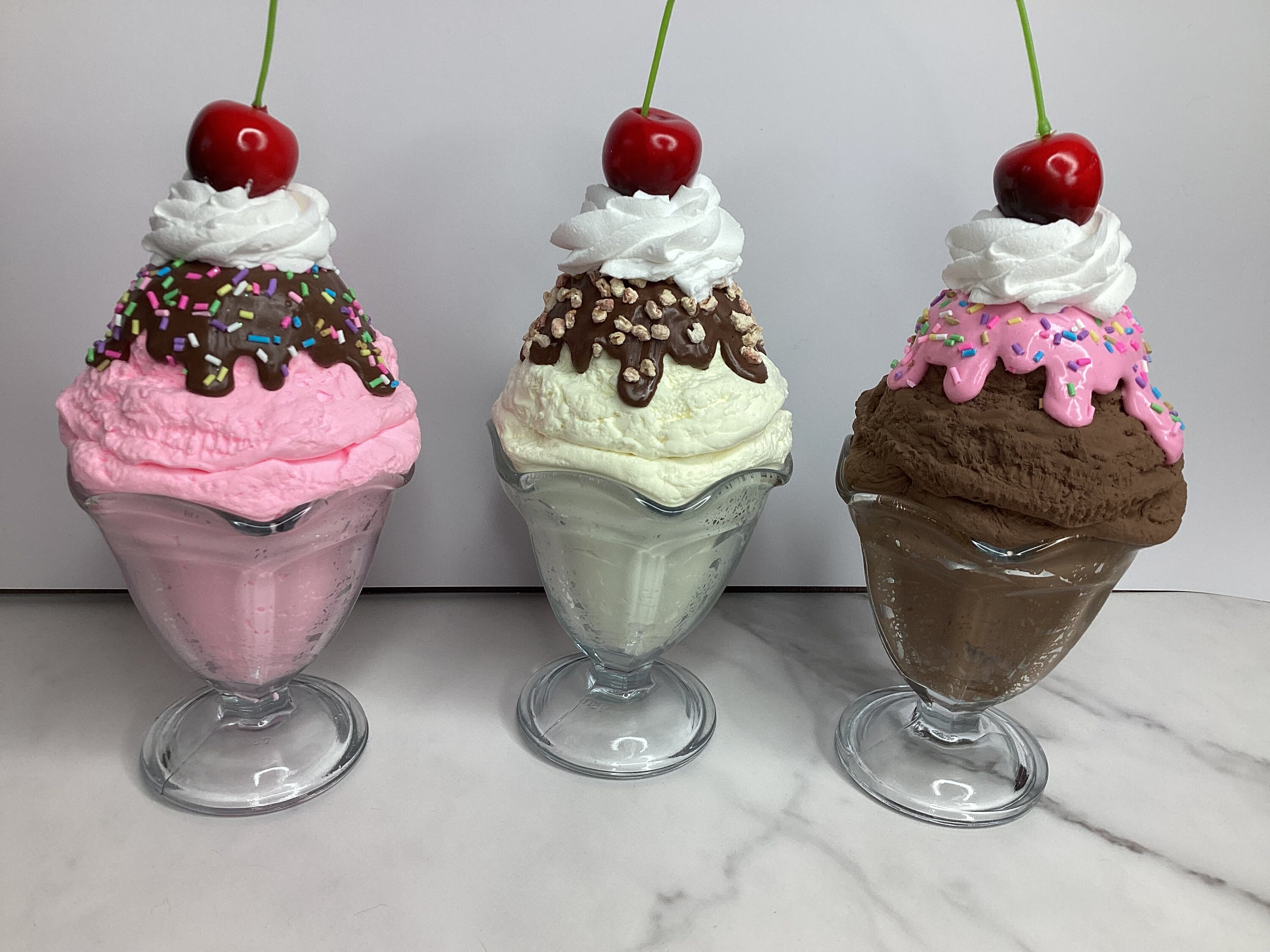 Fake Ice Cream Sundae Retro 50s Diner Decor - Etsy