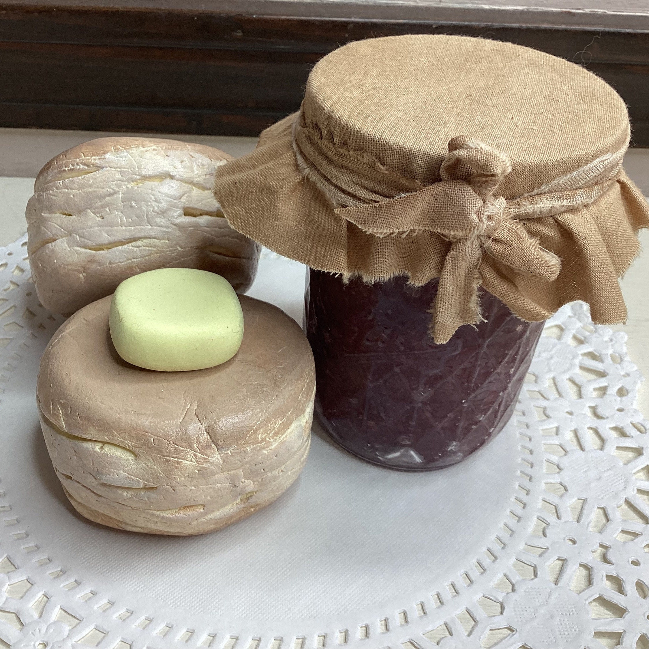 Faux Biscuits and Butter Primitive Farmhouse Rustic Home Decor - Etsy