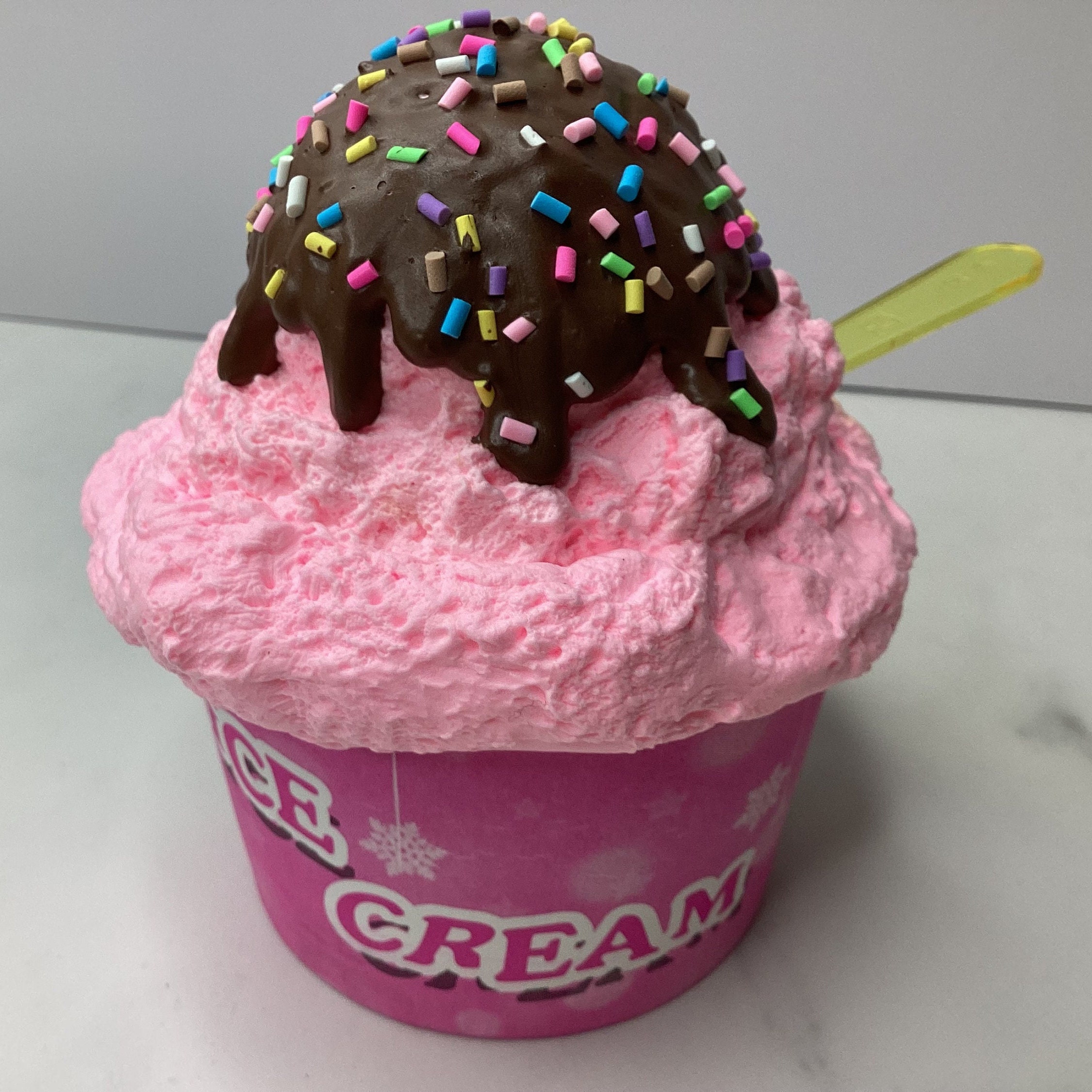 Ice Cream Cup Fake Ice Cream - Etsy