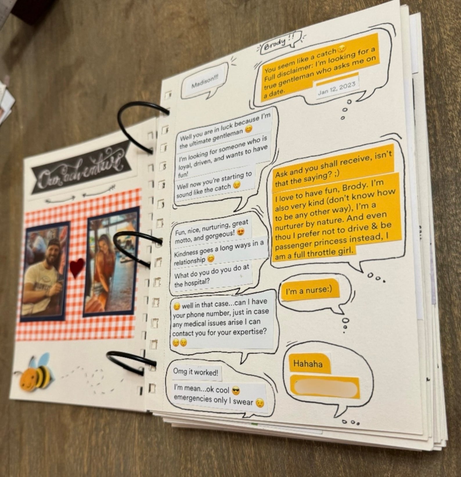 Premade Scrapbook Page Kit With Interactive Layout Creative DIY ...