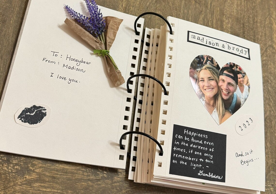 Premade Scrapbook Page Kit With Interactive Layout Creative DIY ...