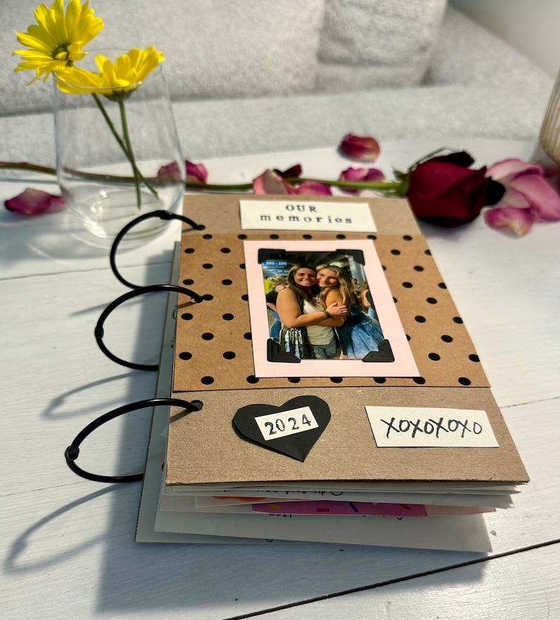 Personalized Photo Album Scrapbook, Interactive Keepsake Gift - Etsy