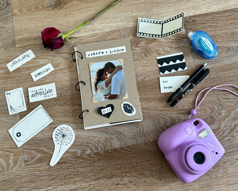DIY Interactive Scrapbook: Premade Pages, Engagement, Wedding Gift - Etsy