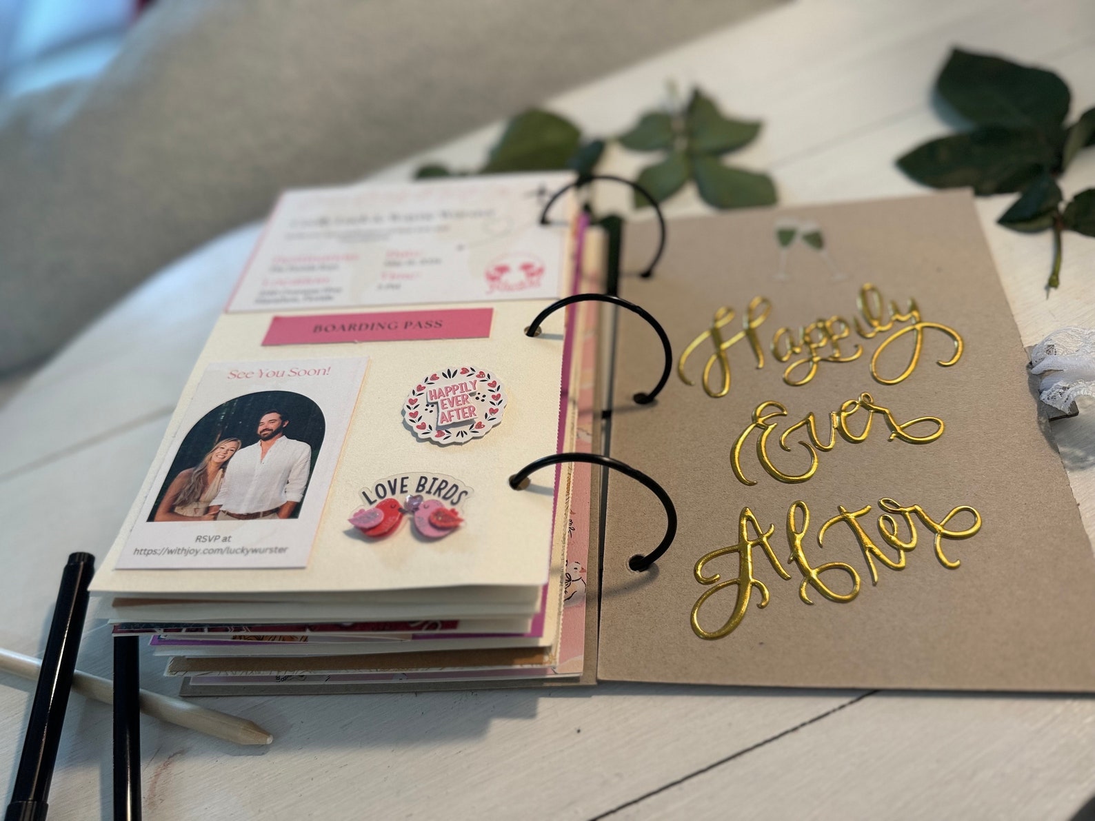 Custom Adventure Scrapbook, Interactive Memory Keepsake, Our Story Book ...