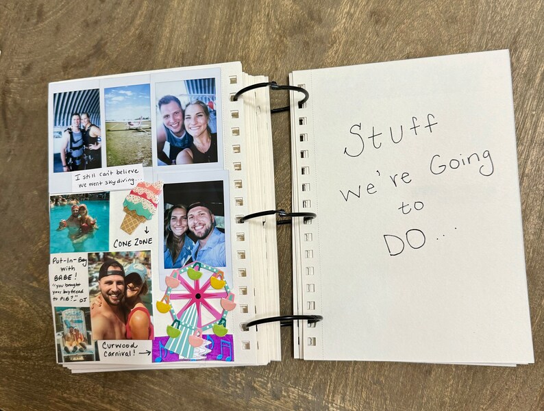 Personalized Interactive Scrapbook: Vintage Keepsake Gift - Etsy