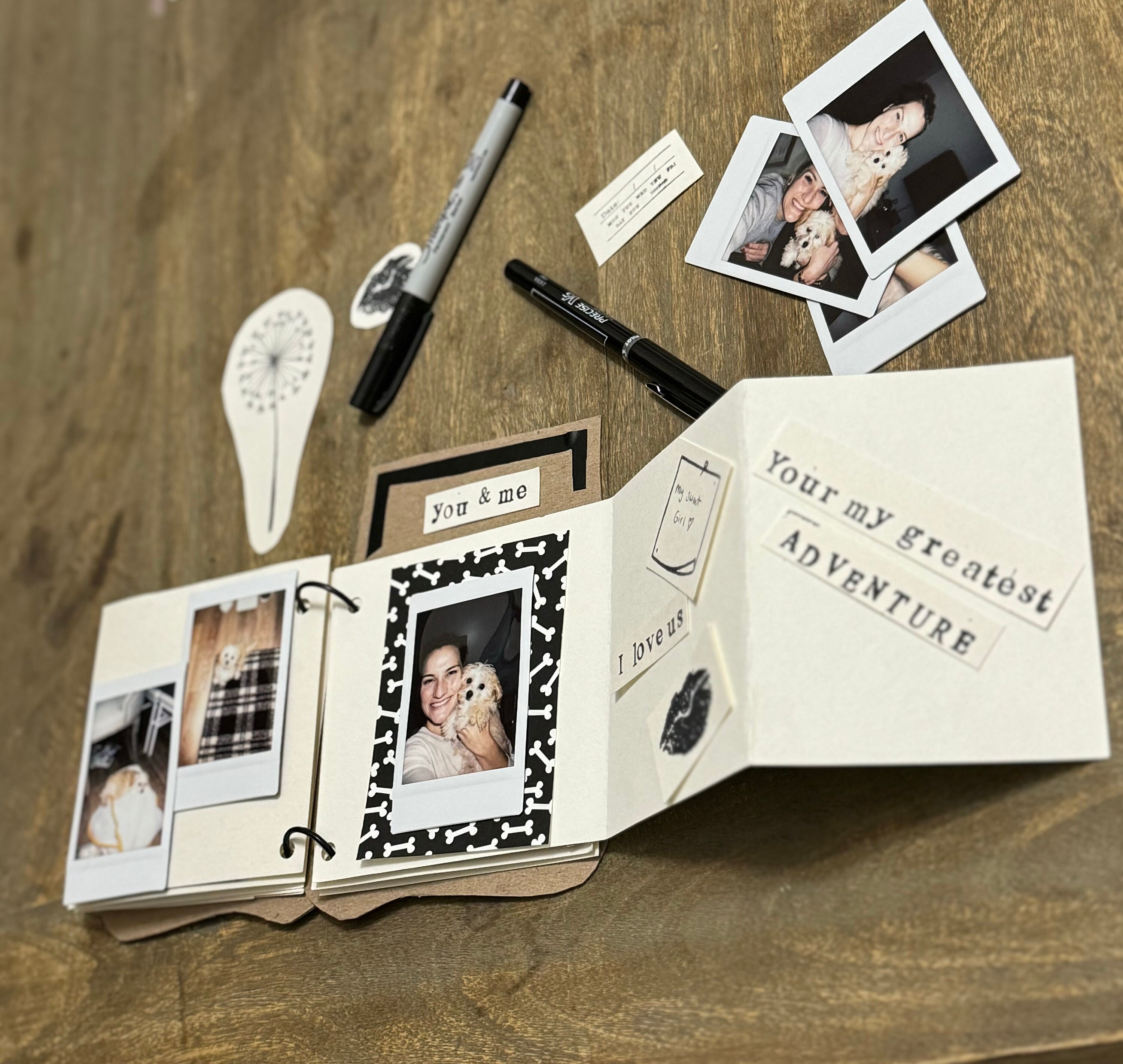 Happy Birthday Photo Gift Book Interactive Scrapbook for Polariod ...