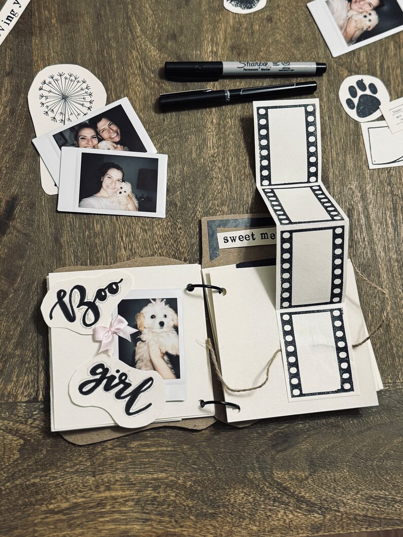 Happy Birthday Photo Gift Book Interactive Scrapbook for Polariod ...