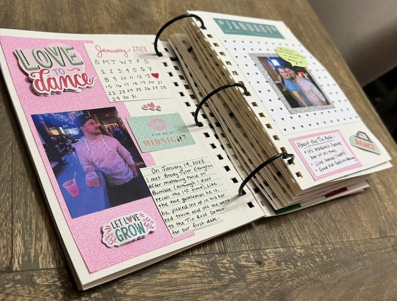 Premade Scrapbook Page Kit With Interactive Layout Creative DIY ...