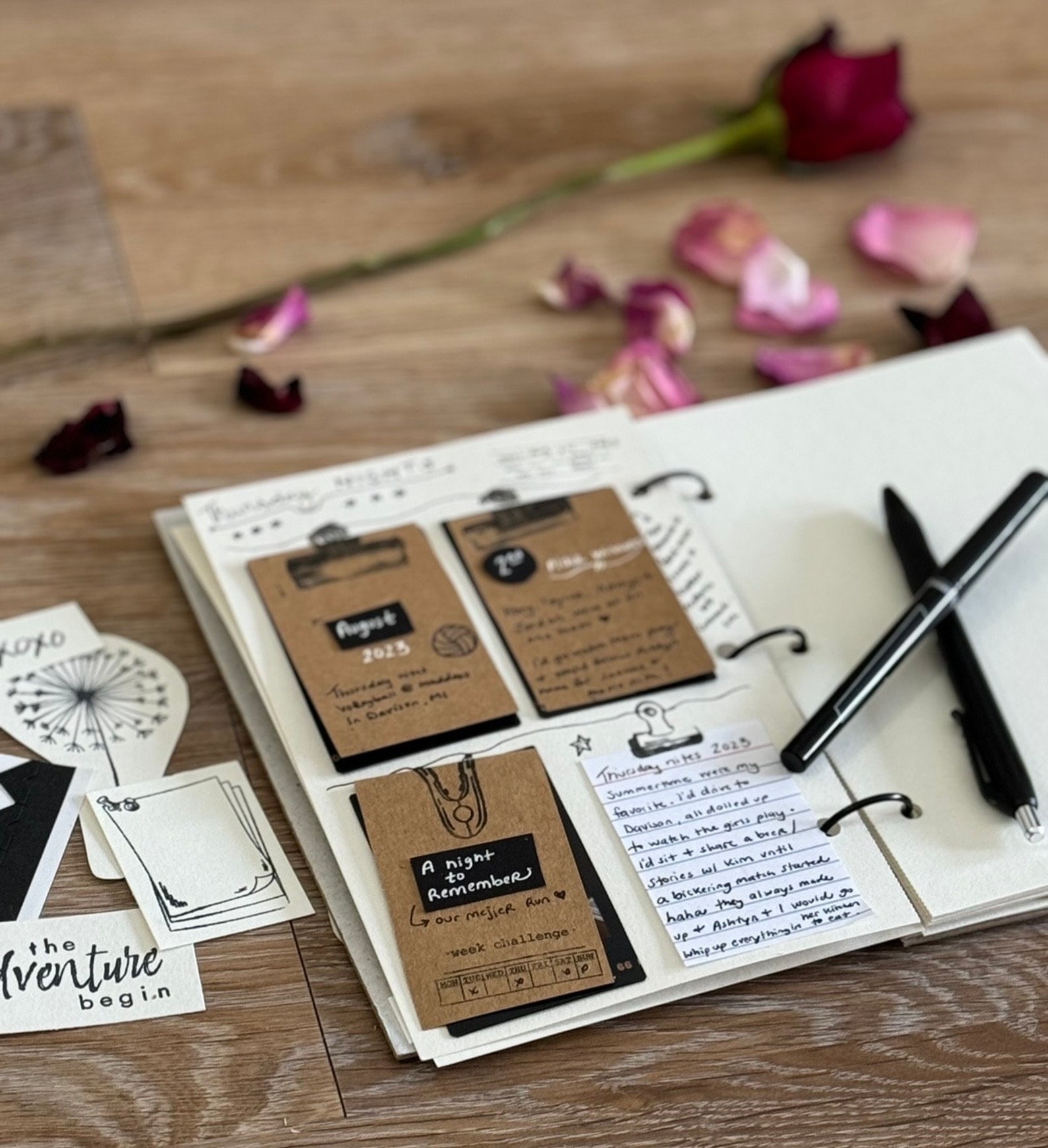 Premade Scrapbook Page Kit With Interactive Layout Creative DIY ...