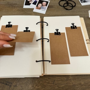 Custom Wooden Cover Scrapbook: Interactive Pages, Anniversary Keepsake ...