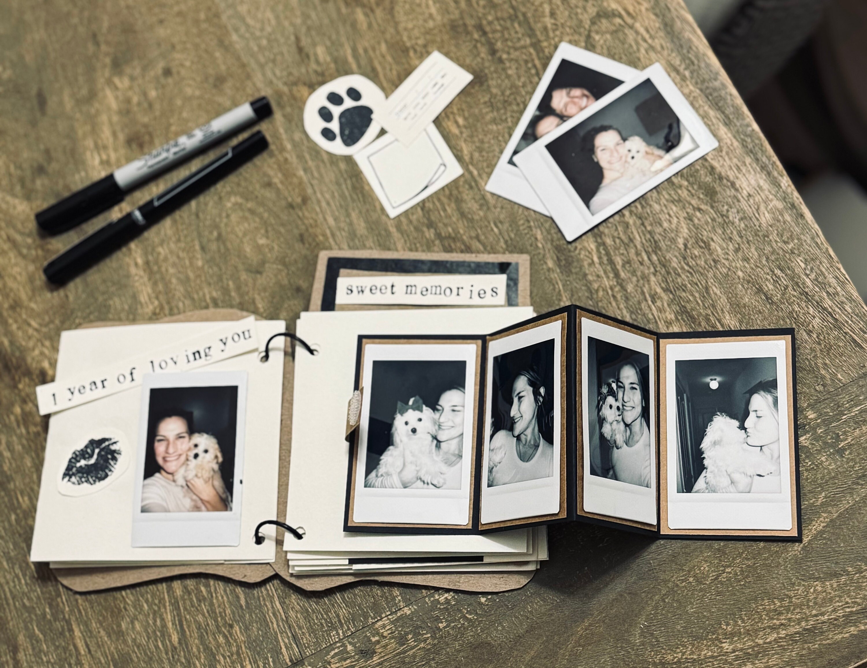 Happy Birthday Photo Gift Book Interactive Scrapbook for Polariod ...