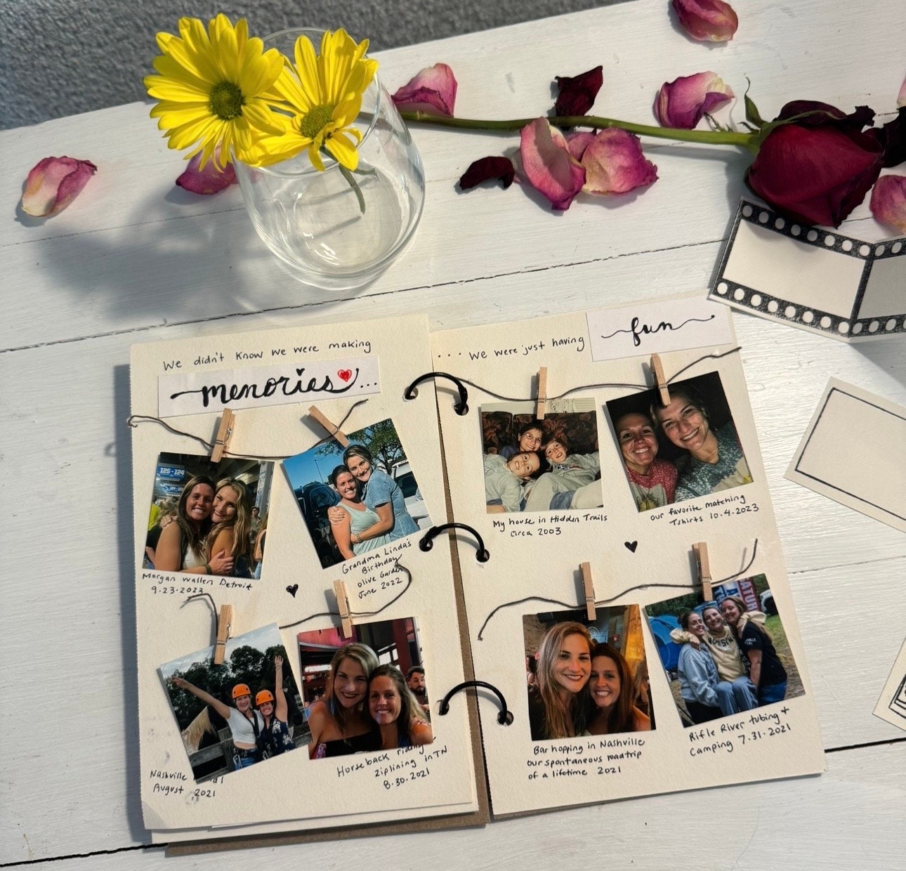 Dating Book, Bumble Hinge Tinder Match.com Dating Memory Book, Couples ...