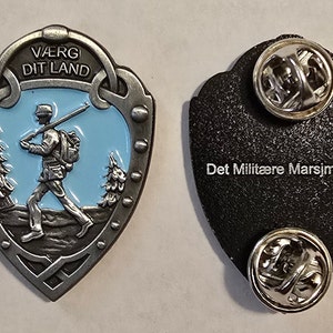 Large Norwegian Foot March Badge - Etsy