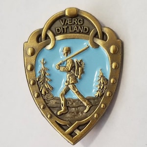 Norwegian Foot March Badge - Etsy
