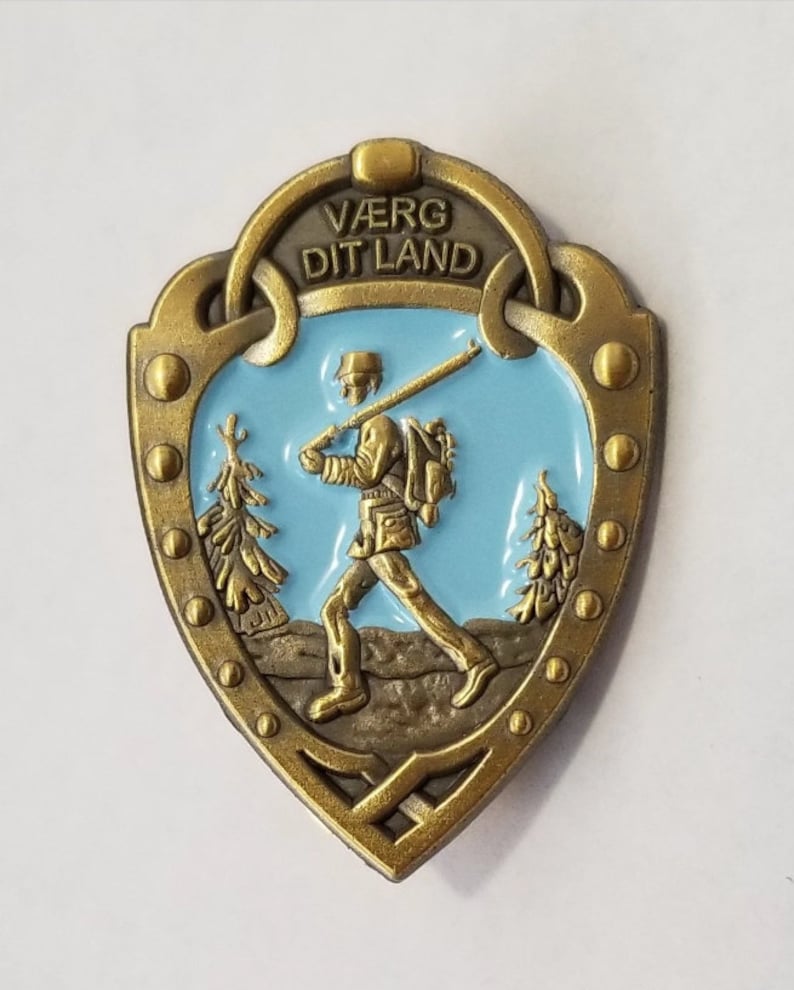 Large Norwegian Foot March Badge - Etsy