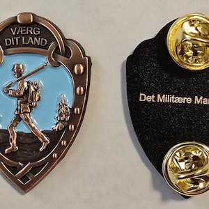 Large Norwegian Foot March Badge - Etsy