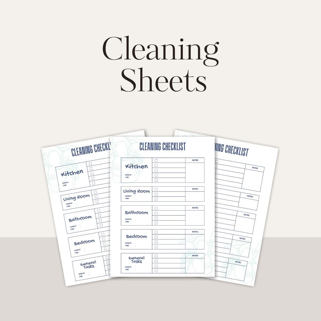 Printable Cleaning Checklist. Roommate Dorm Room Cleaning Schedule ...