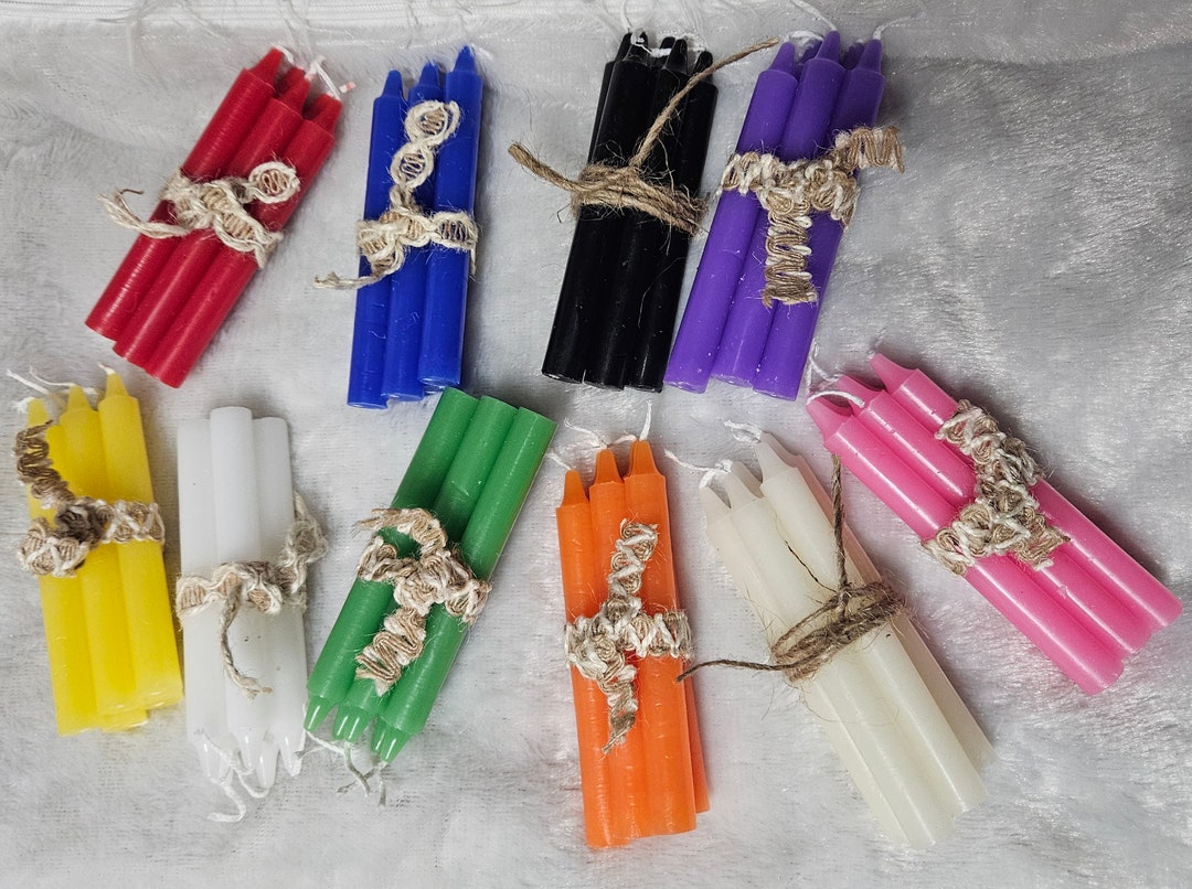 Pack of 5,chime Candles 4 Inches,1/2 in Diameter/altar Candles, Wiccan ...