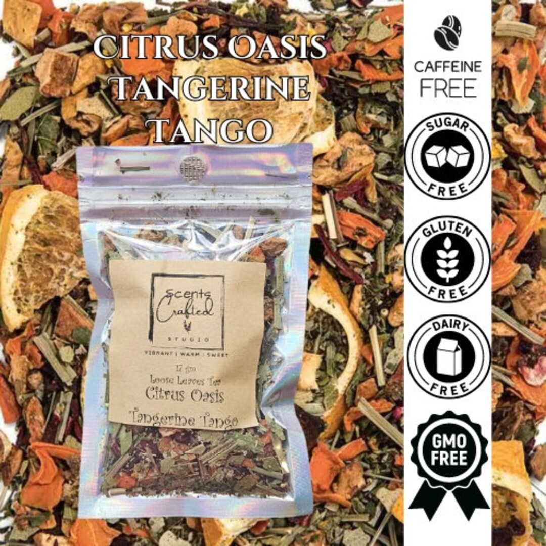 Tangerine Tango Citrus Tea: Caffeine-free Gourmet Loose Leaf - Etsy