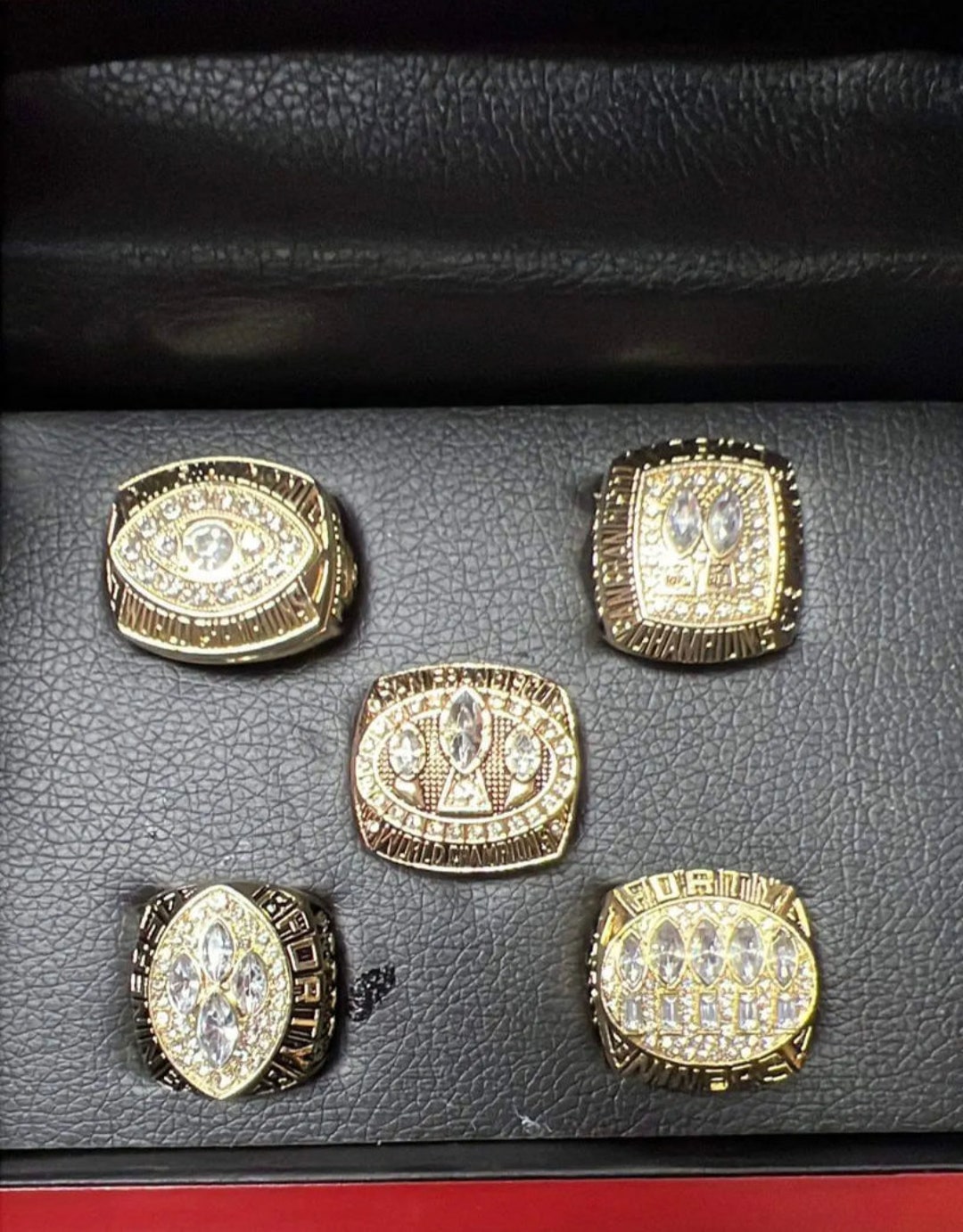 San Francisco 49ers Championship Super Bowl Ring Set Replica - Etsy