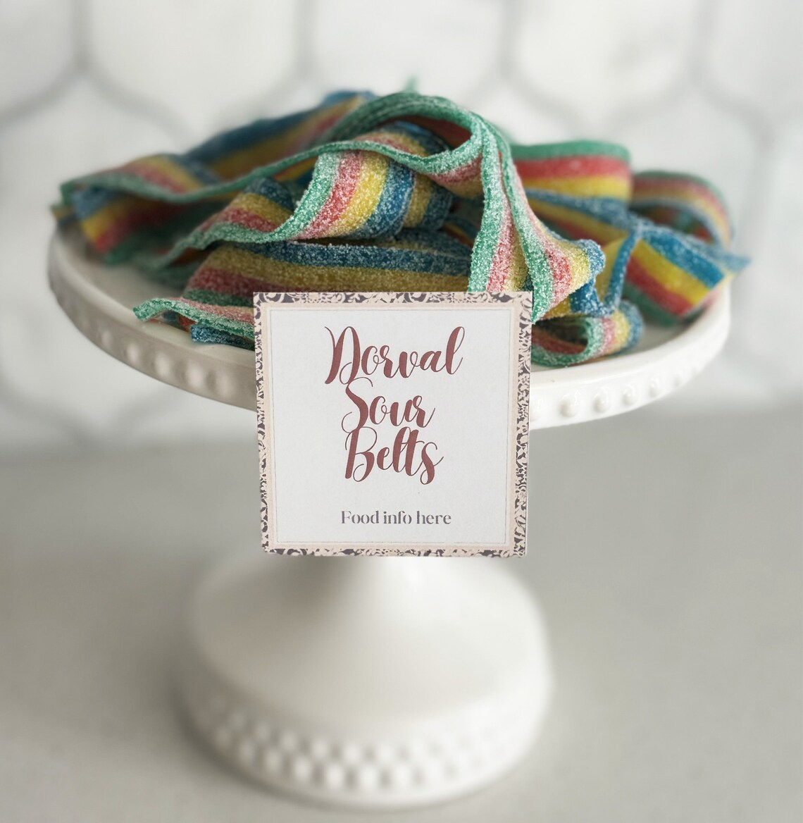 EDITABLE Wedding Favor Candy Labels Template | Wedding Favor Labels ...