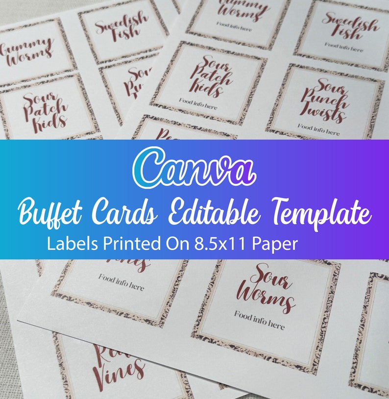 EDITABLE Wedding Favor Candy Labels Template | Wedding Favor Labels ...