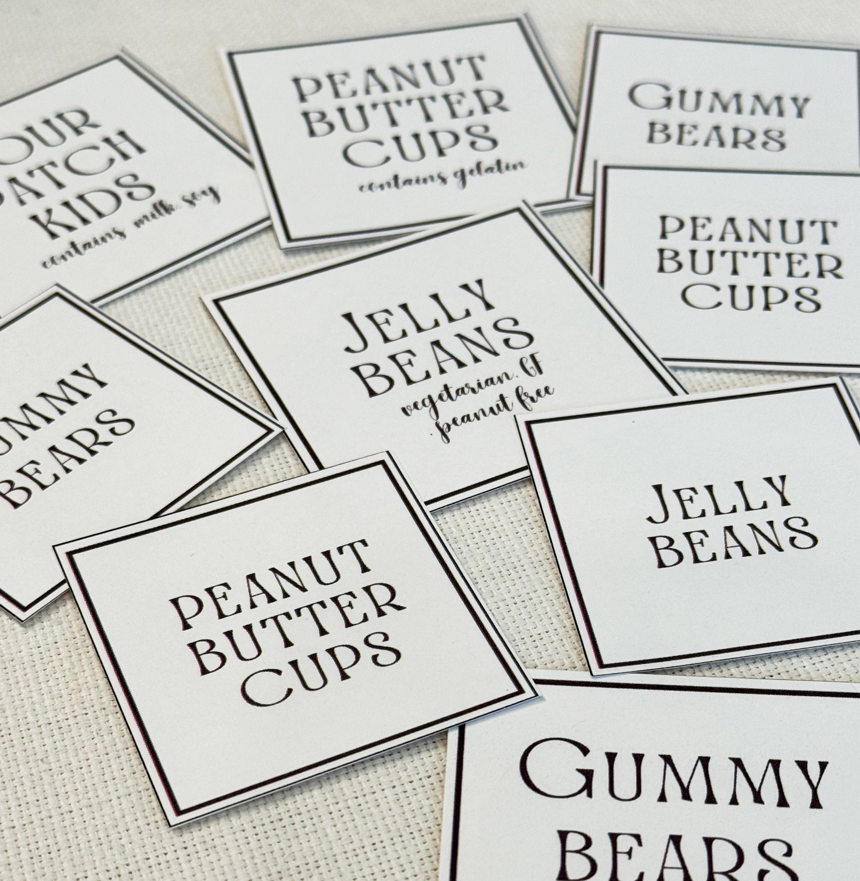 EDITABLE Wedding Candy Labels Template | Wedding Labels Printable ...