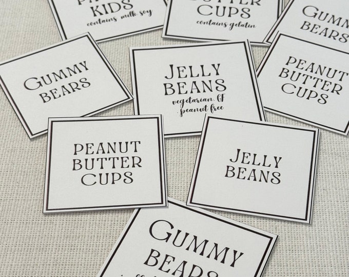 EDITABLE Candyland Labels Template | Candyland Theme Labels Printable ...