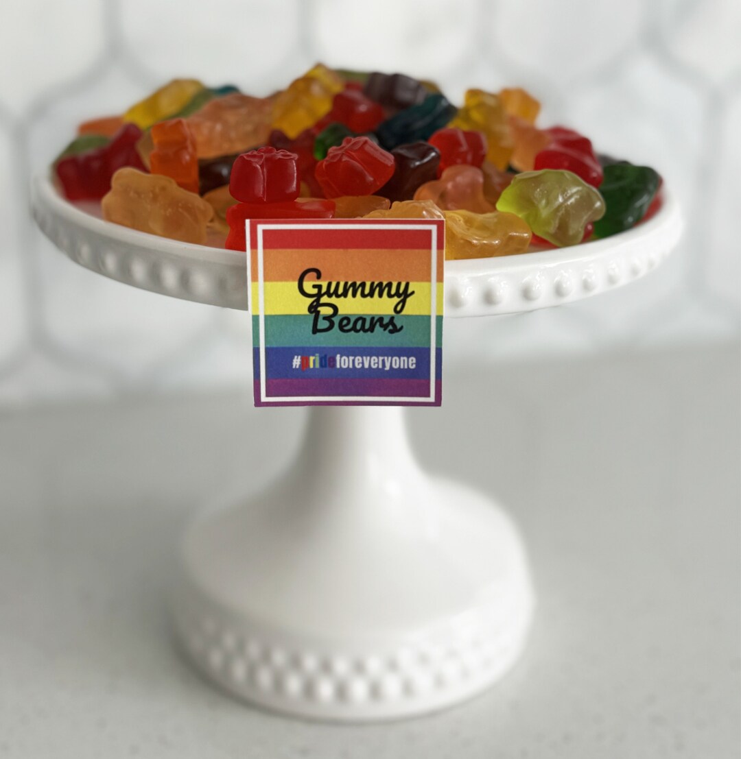 EDITABLE Google Pride Candy Labels Template | Pride Labels Printable ...