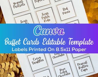 EDITABLE Wedding Favor Candy Labels Template Wedding Favor Labels ...