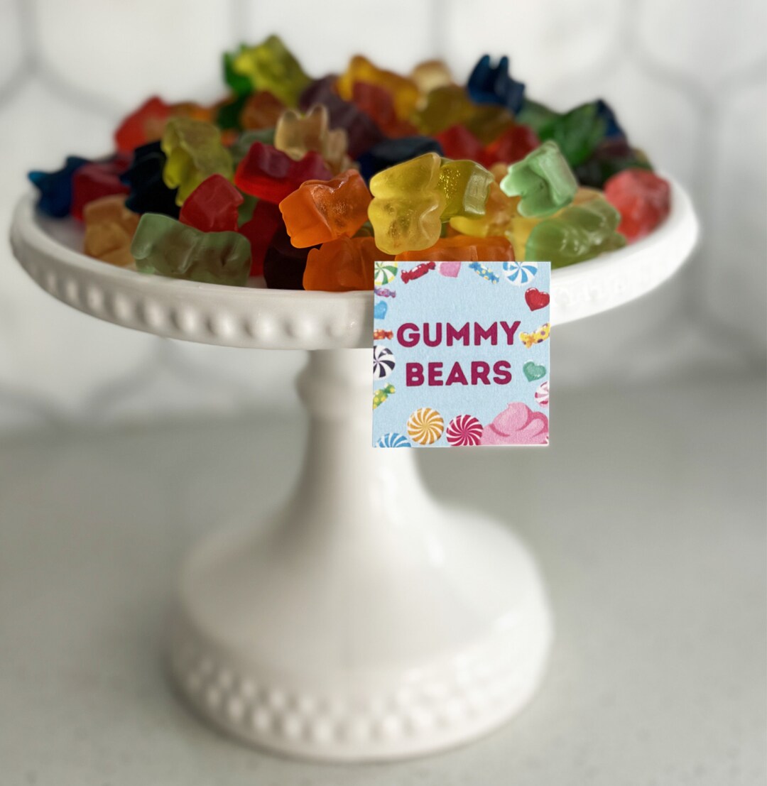 EDITABLE Candyland Labels Template | Candyland Theme Labels Printable ...