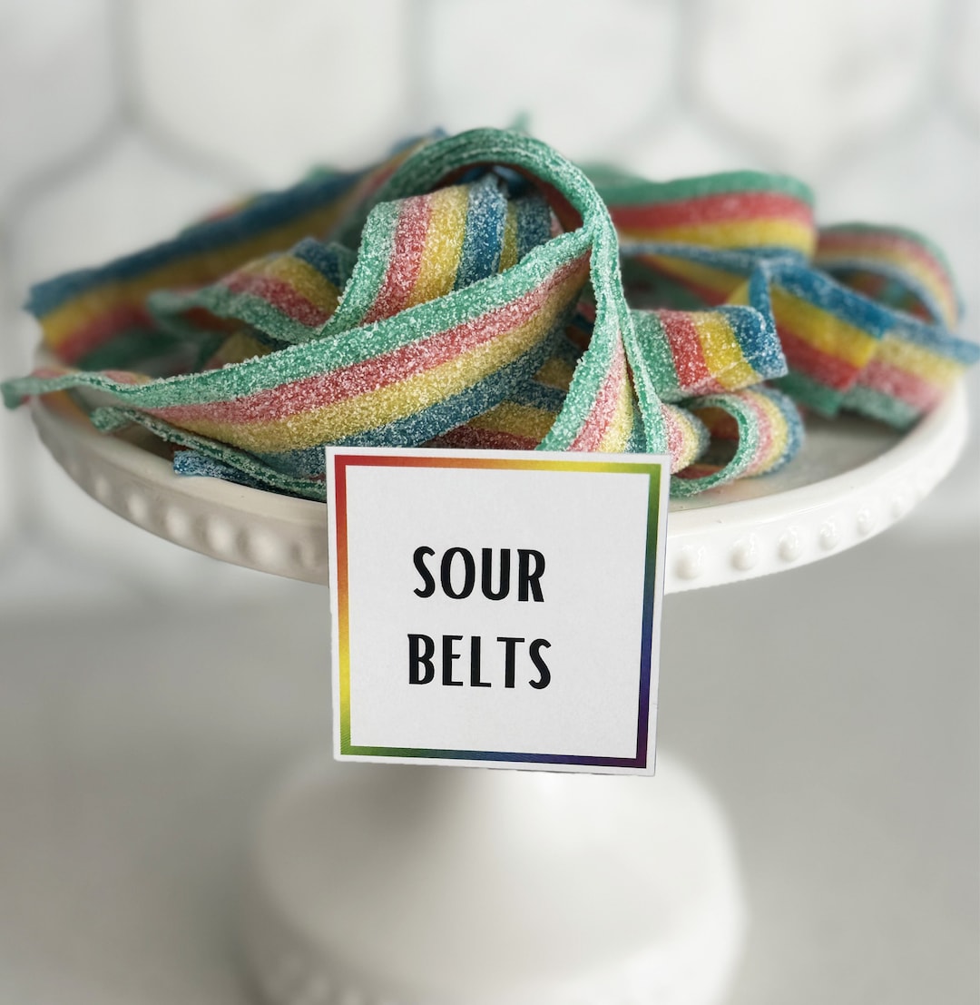 EDITABLE Colorful Candy Labels Template | Skoll Foundation Labels ...